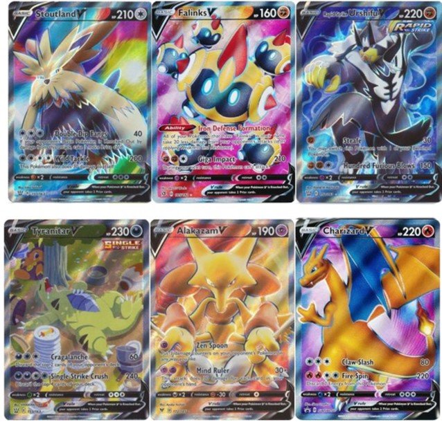 Full Art V pokemon kort | Pokemonshop.dk