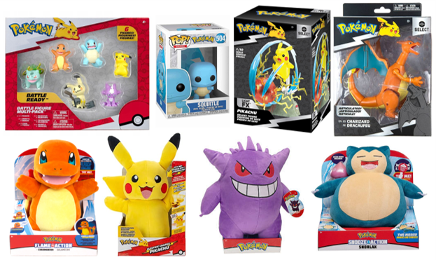 Pokemon Bamser og Figurer