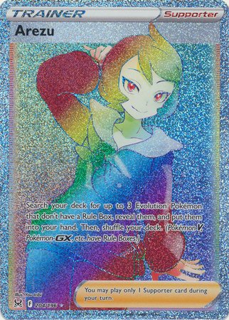 Arezu Hyper Rare - Træner kort - Pokemonshop