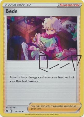 Bede Holo Rare - Træner kort - Pokemonshop