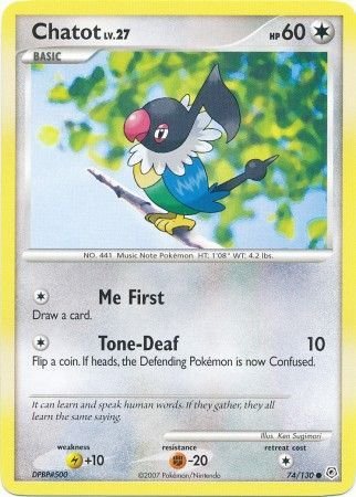 Chatot - Normale - Pokemonshop