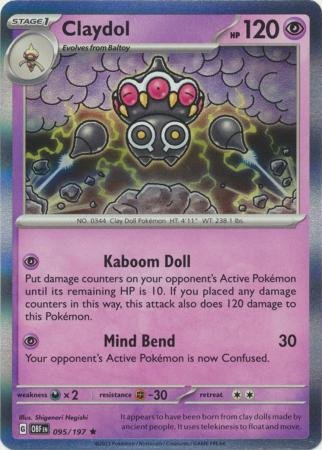 Claydol Holo Rare - Populære - Pokemonshop