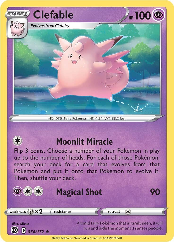 Clefable Rare - Sjældne kort - Pokemonshop