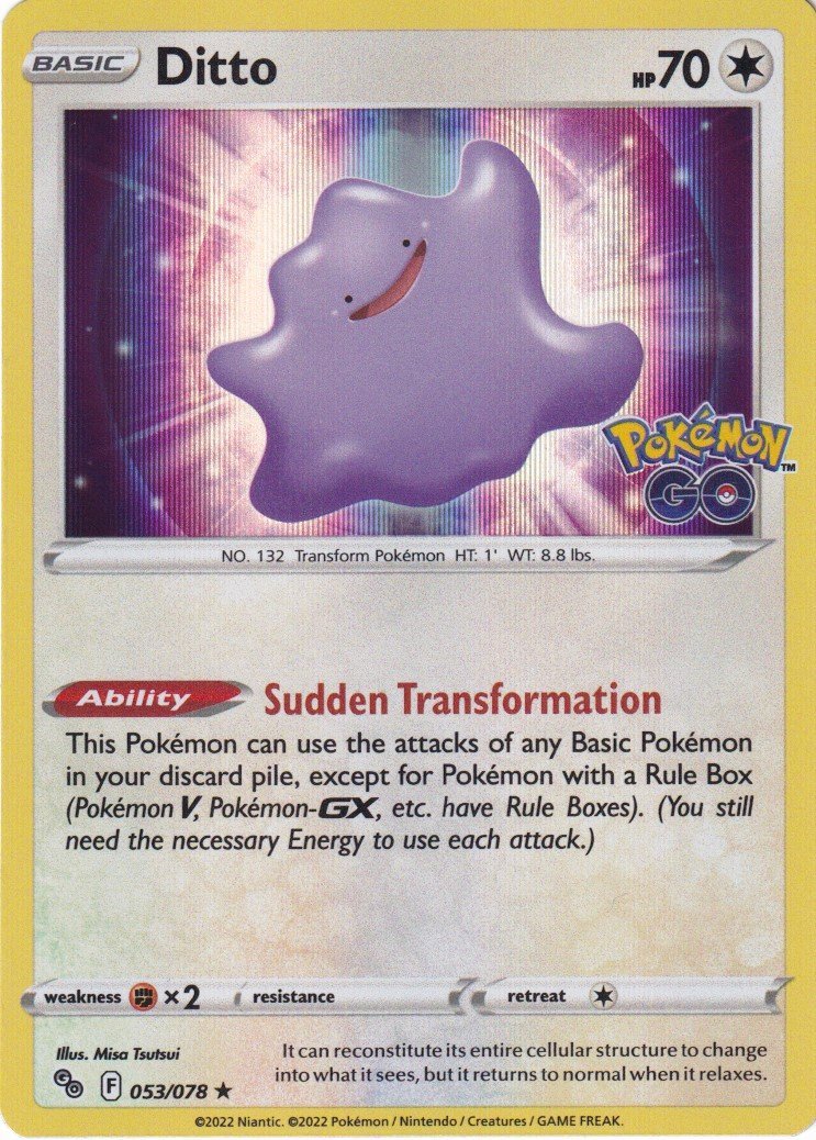 Ditto Holo Rare - Populære - Pokemonshop