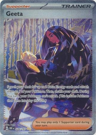 Geeta Special Art Rare - Træner kort - Pokemonshop