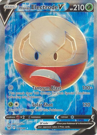 Hisuian Electrode Full Art V - V kort - Pokemonshop