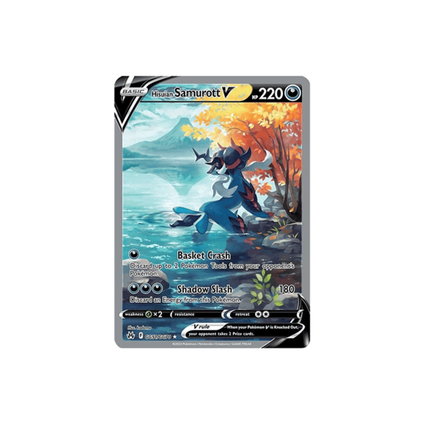 Hisuian Samurott Speciel Art V - V kort - Pokemonshop