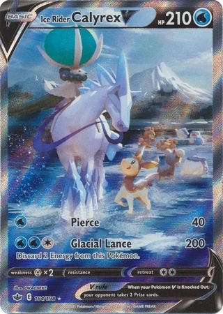 Ice Rider Calyrex Alternate Art V - V kort - Pokemonshop