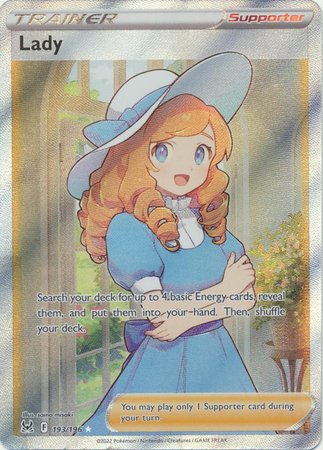 Lady Full Art - Træner kort - Pokemonshop