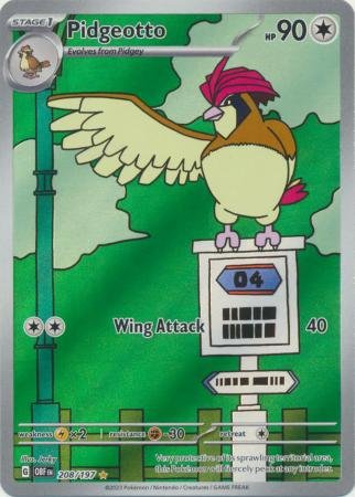 Pidgeotto Art Rare - Specielle - Pokemonshop