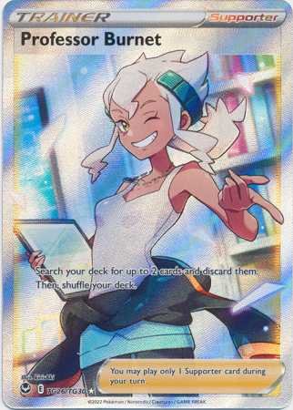 Professor Burnet Full Art - Træner kort - Pokemonshop