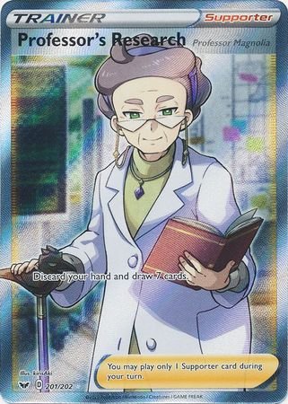Professor's Research Full Art - Træner kort - Pokemonshop