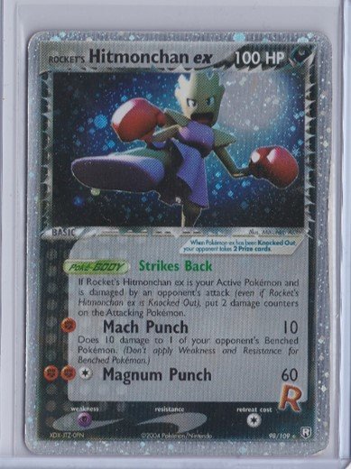Rocket's Hitmonchan EX (brugt) - Brugte kort - Pokemonshop
