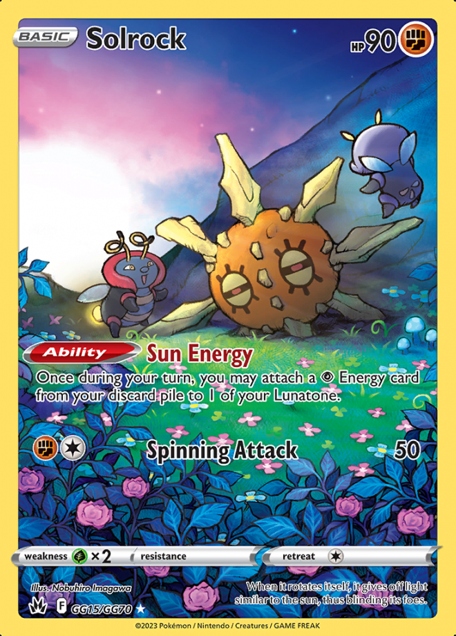 Solrock Art Rare - Holo Rare - Pokemonshop