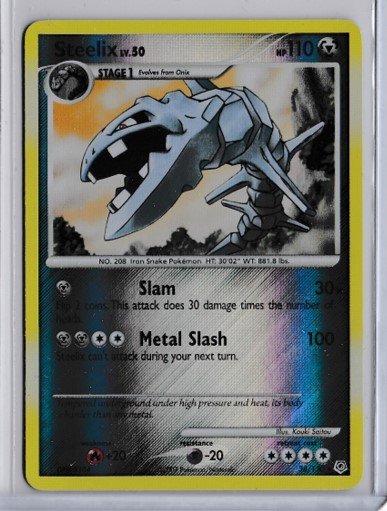 Steelix Holo Rare (brugt) - Brugte kort - Pokemonshop
