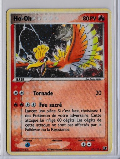 Ho-Oh Holo Rare (brugt) - Brugte kort - Pokemonshop
